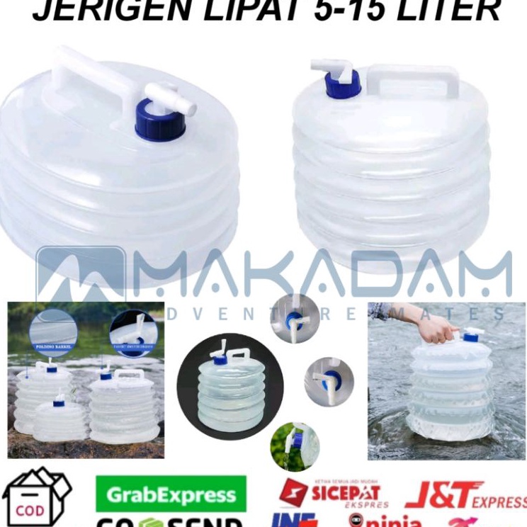 Send Now Jerry Cans Folding camping portable 5-15 liter Water Storage ...