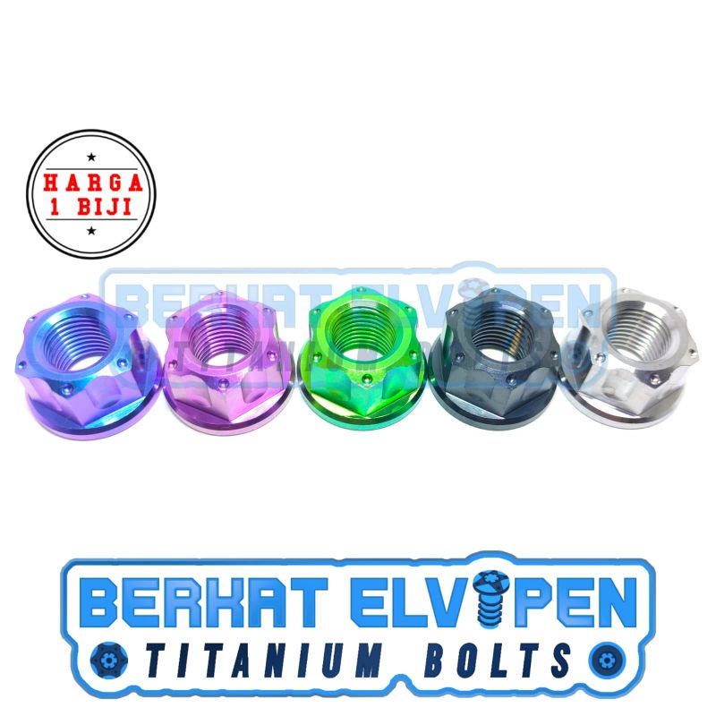 Nmax Aerox Lexi Mio Xeon Freego Xride Front Axle Titanium Nut | Shopee ...