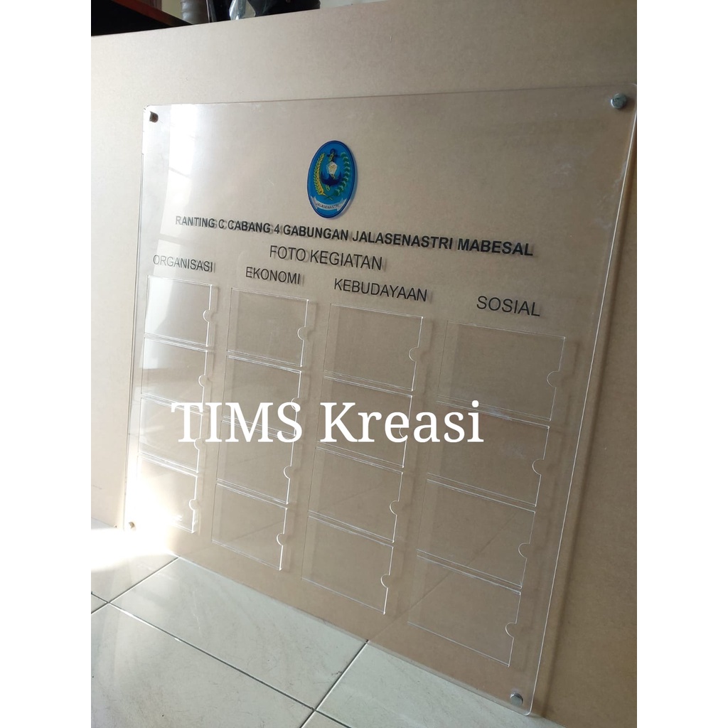 Acrylic Schedule Board | Acrylic Board+Paper Slot | Acrylic Chart ...