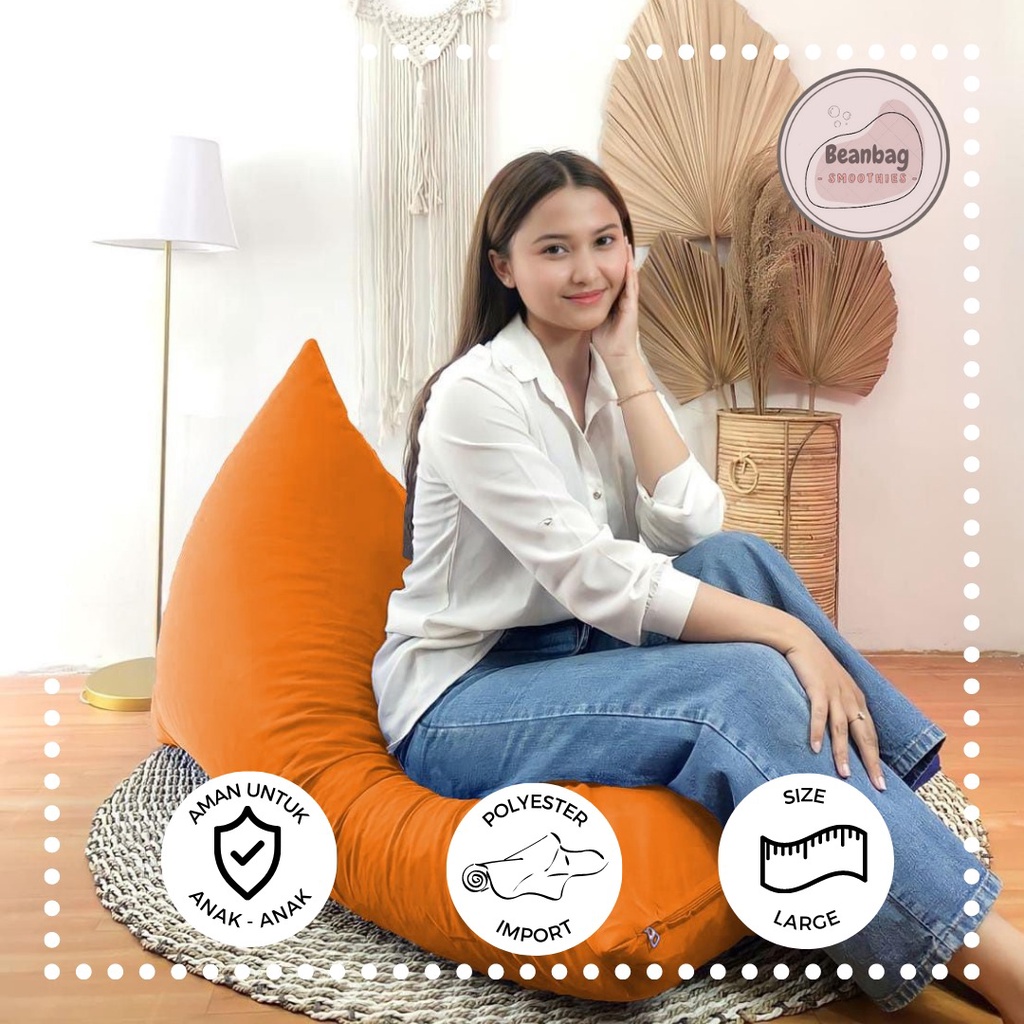 Bean Bag Triangle Cover Only/Not The Same As | Shopee Philippines