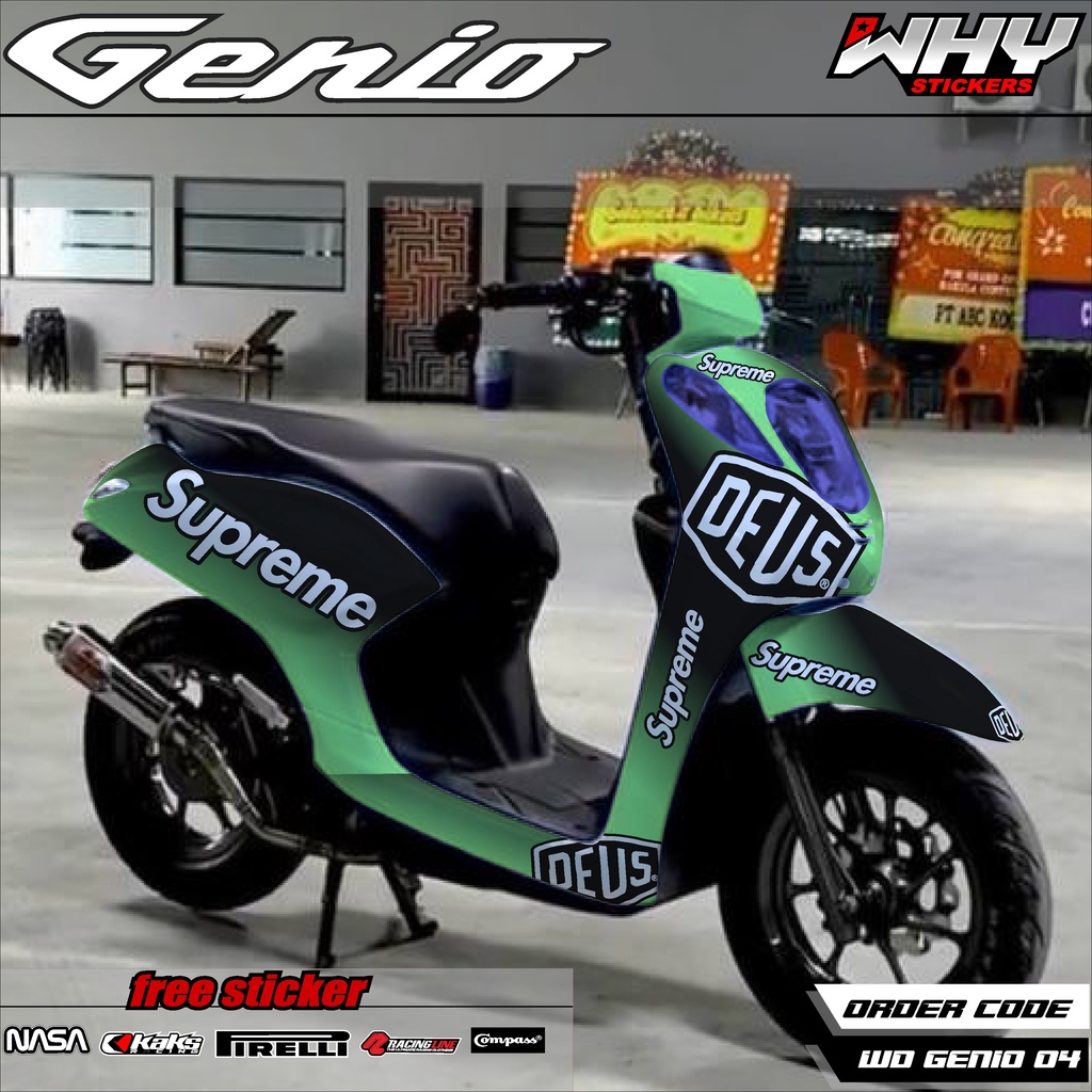 Decal Sticker Genio Full Body 2019 2020 2021 2022 2023 2024 - Dekal ...