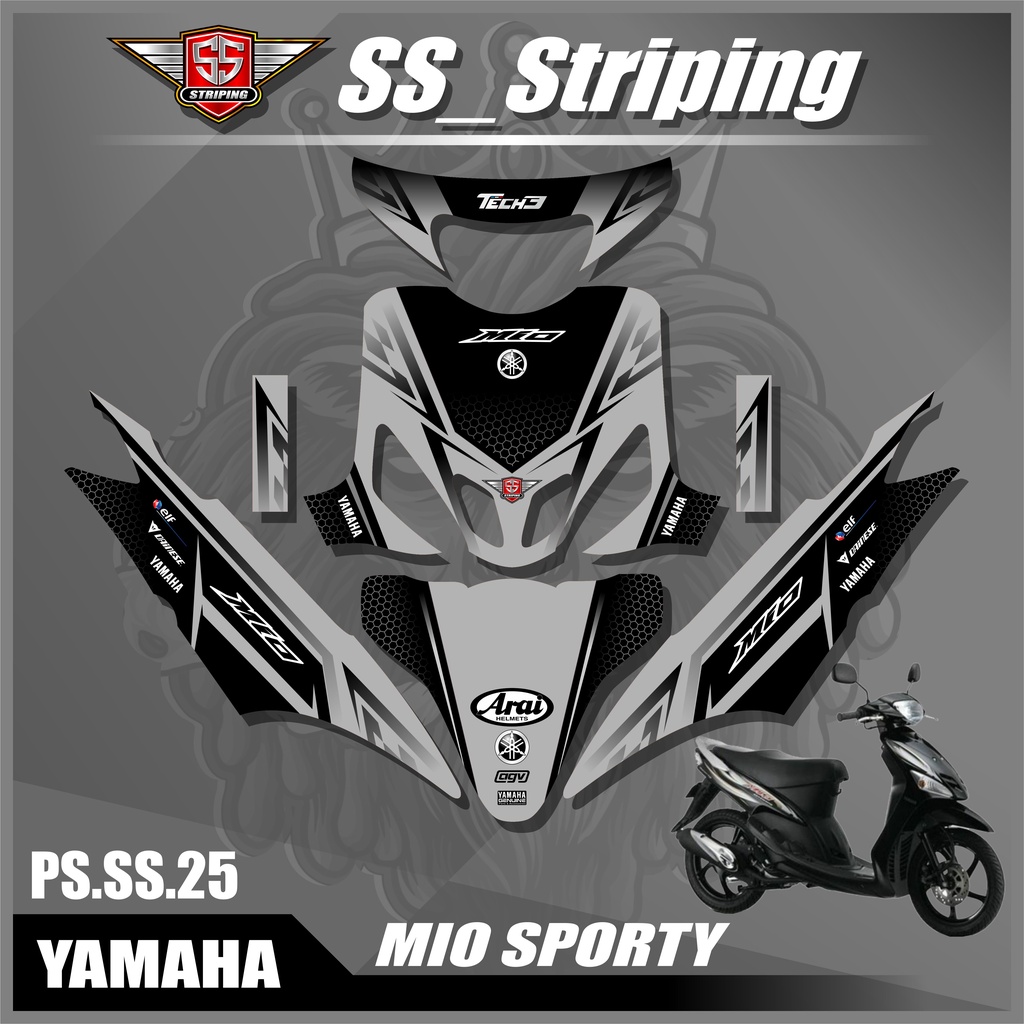 Decal STICKER FULLBODY MIO SPORTY COOL FULLBODY MIO STICKER PS.25 ...