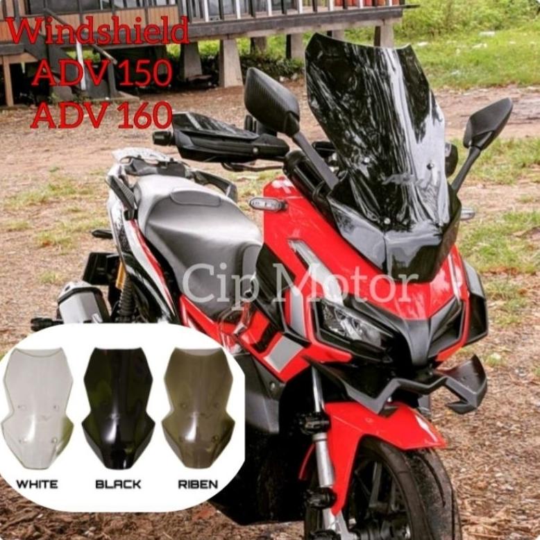 HITAM Best Visor Windshield Honda Adv 150 Adv160 Model Modish High ...