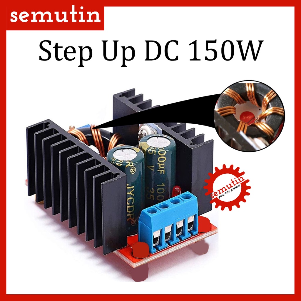 Step Up DC 150W / Boost Converter 10-32V to 12-35V 150Watt Charger 150 ...