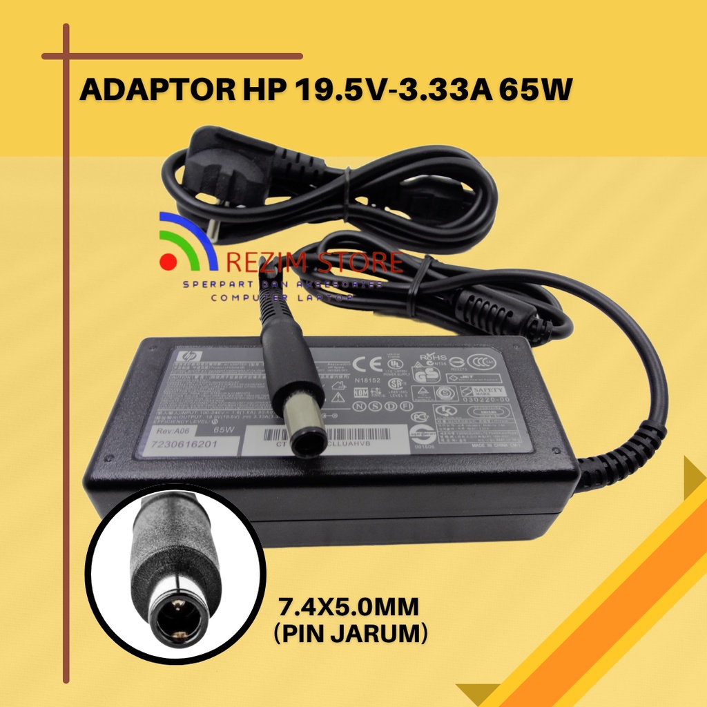 Ac Power Adapter Charger HP 19.5v 3.33a HP Adapter Needle 19 21 22 23 ...