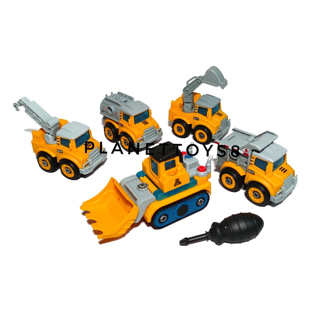 5in1 Construction Car Disassembling and Disassembling Educational Toy ...