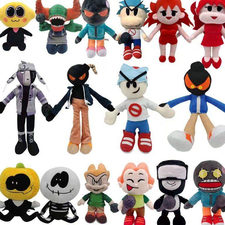 2022 Friday Night Funkin Plush Toy Soft Doll Girlfriend Pico Whitty ...