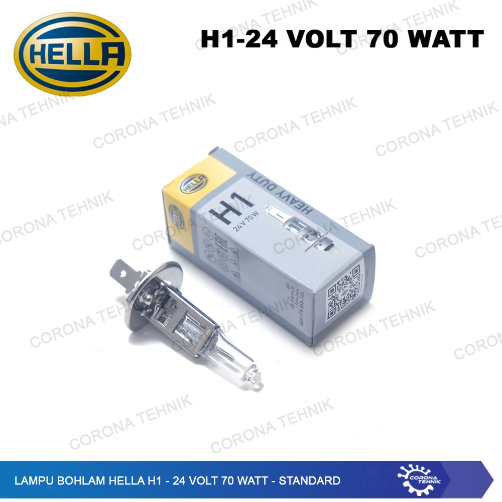 H1 - 24 Volt 70 Watt - Hella Light Bulb Standard | Shopee Philippines