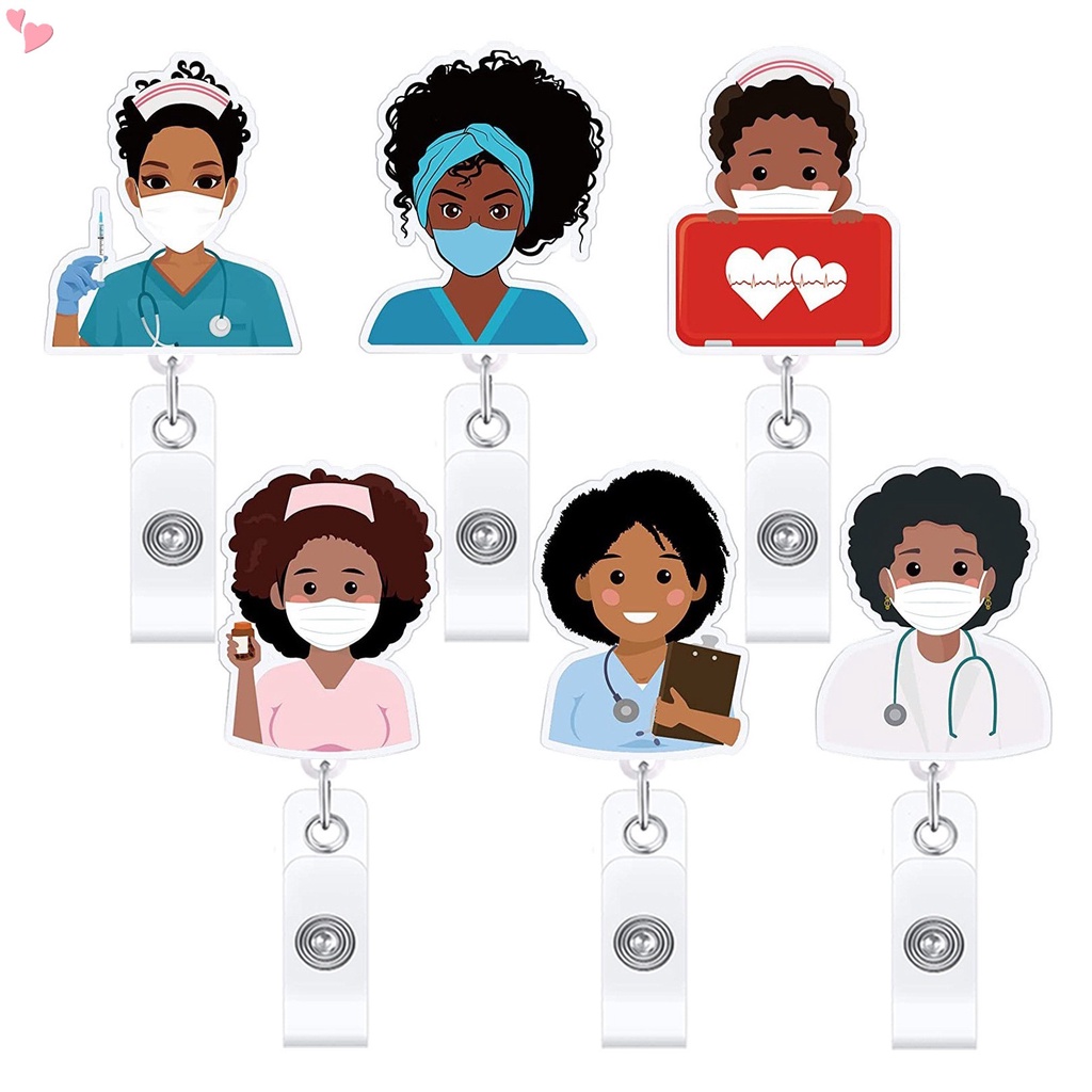 Acrylic Printing Doctor Nurse Easy Pull Button Certificate Button Easy ...
