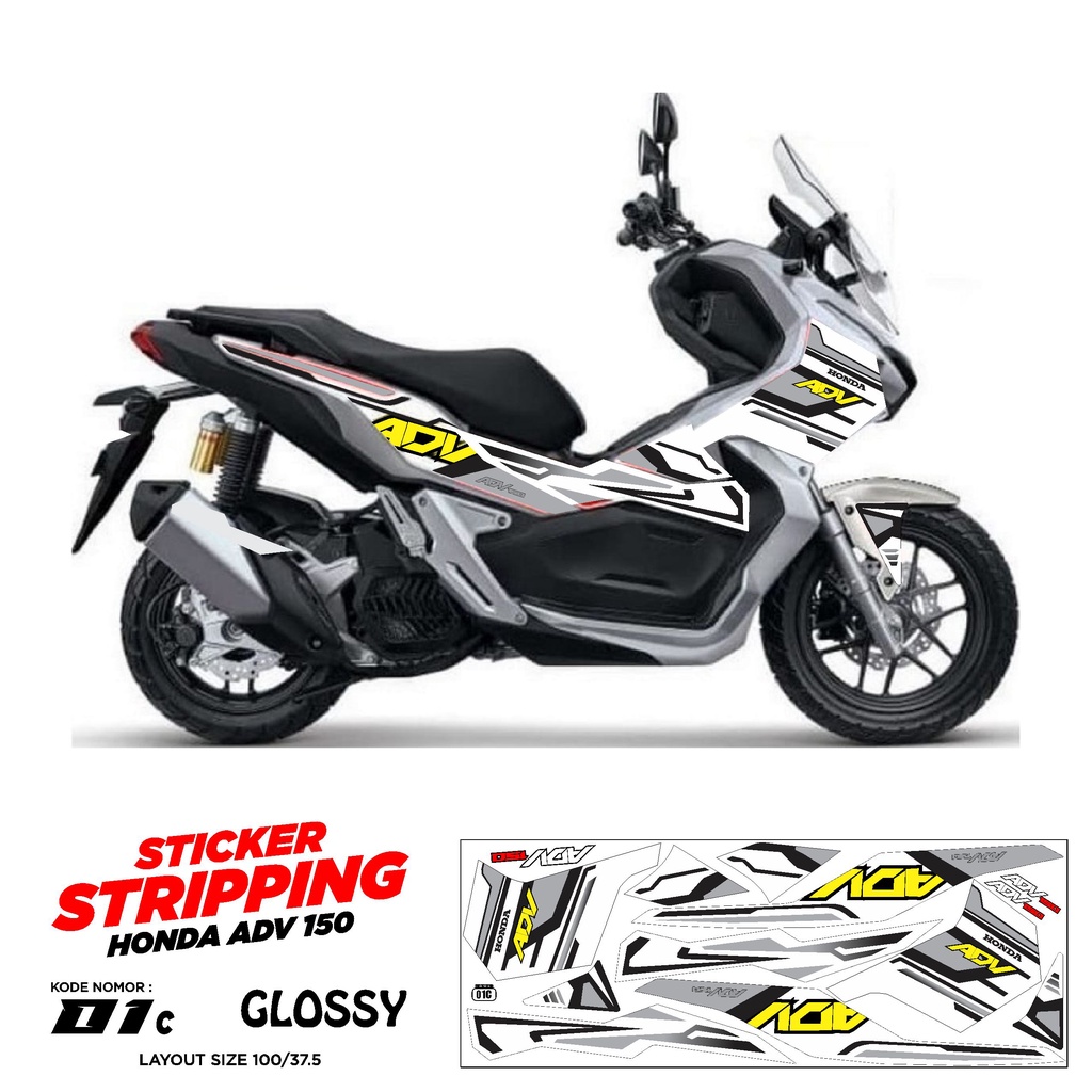 Striping Variations honda adv 150/sticker decal Motorcycle adv/sticker ...