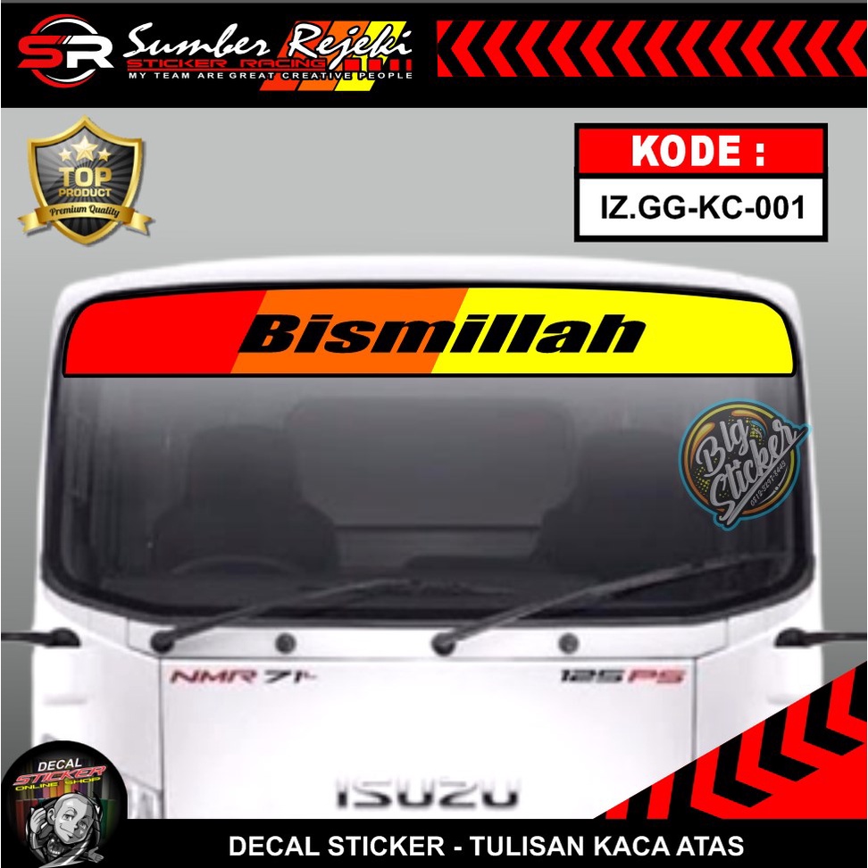 Pickup L300 CARRY GRANMAX T120SS CAR STICKER | Cool CUSTOM TOP GLASS ...