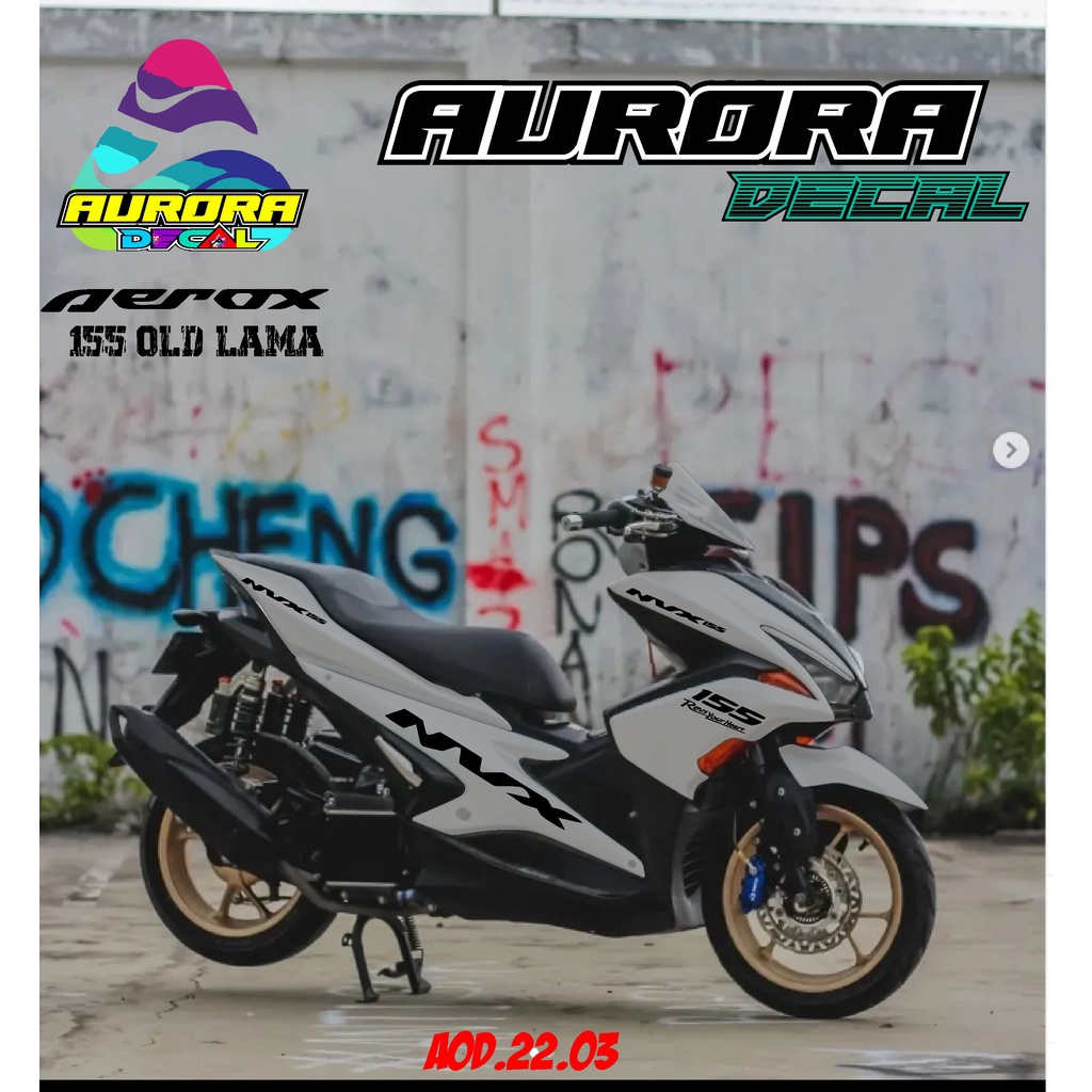 Decal Decal Sticker Sticker Yamaha Aerox 155 OLD/LAMA FULL BODY DESIGN ...