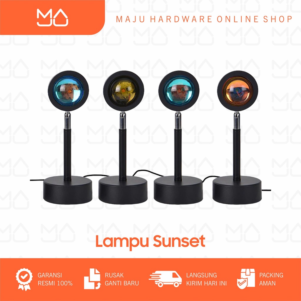 Rgb Projector Sunset Lamp (TikTok Lamp) | Shopee Philippines