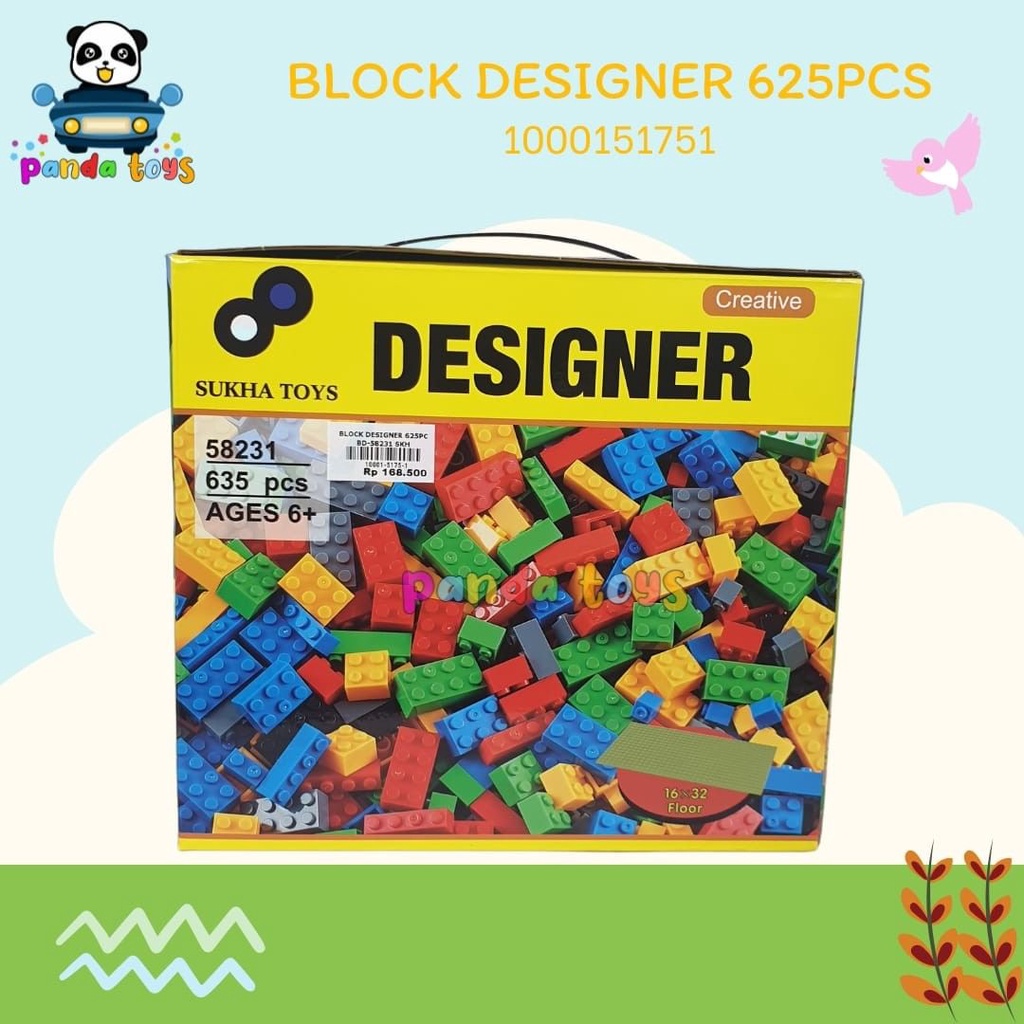 Block Designer Children's Educational Toys 625 Pcs BD-58231 | Shopee ...