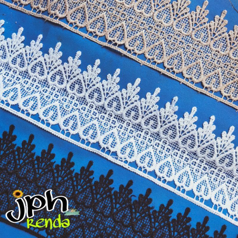 Giver LACE 10-20 CM WIDE EMBROIDERED PRICE PER METER | Shopee Philippines