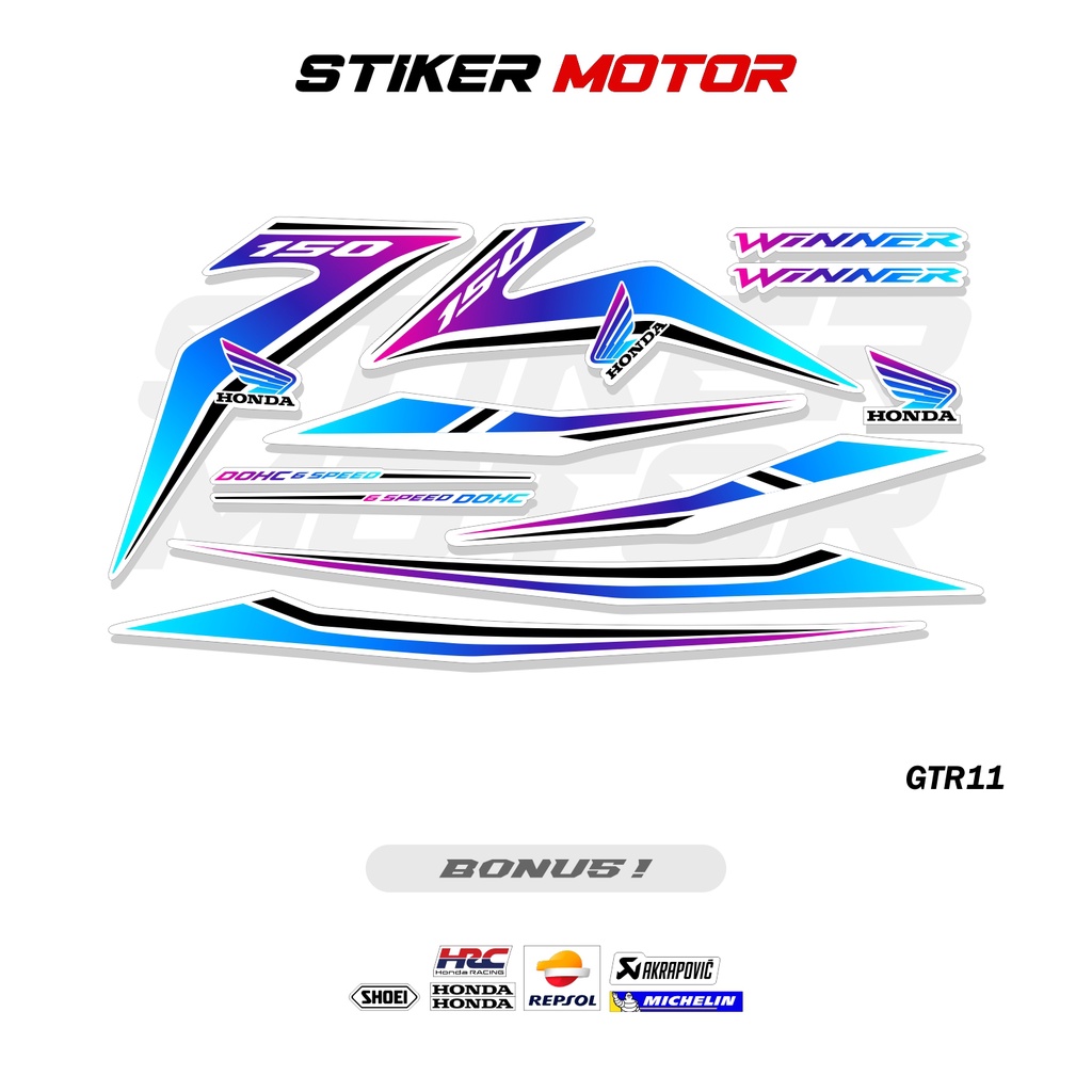 Gtr11 STRIPING GTR 150 WINNER V1 VARIATION GRAPHIC CAMOUFLAGE ABSTRACT ...