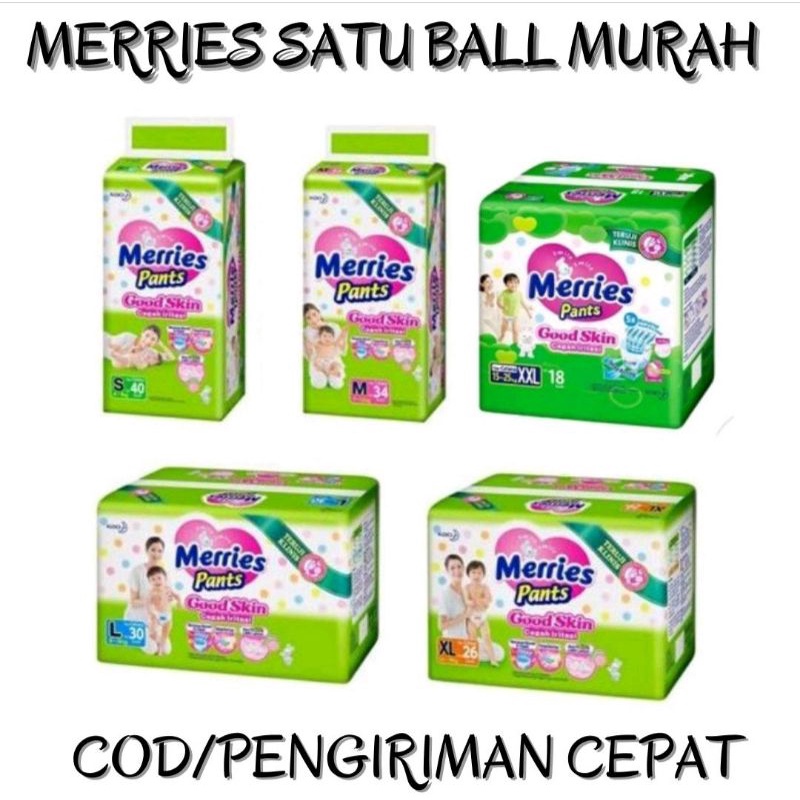 PAMPERS BABY TODDLER MERRIES PANTS SKIN 1 BALLGood | Shopee Philippines