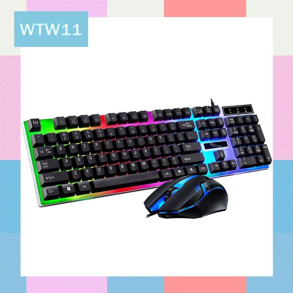 Wtw11 Keyboard G21B Keyboard Set Plus Mouse Keyboard Gaming Mouse RGB ...