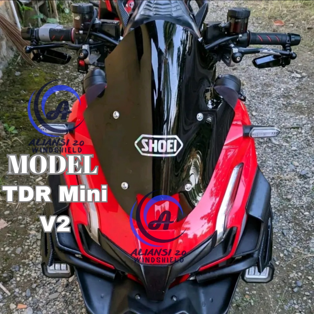Windshield ADV 150/160cc Mini V2 Winshield Visor ADV 150 160 Model ...