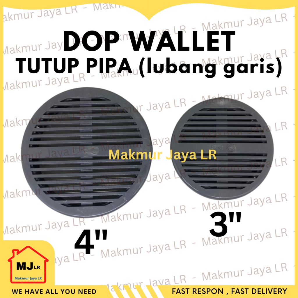 DOP WALET 3" 4" / END CAP BIOPORI 3 4 inch Filter PVC Pipe Cap with ...