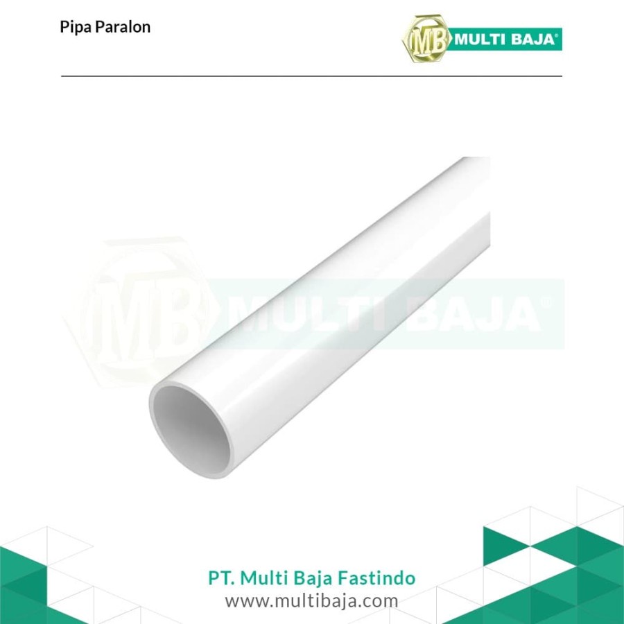 5/8" PVC Paralon Pipe (For Thread Axle Packaging Per Meter) | Shopee ...