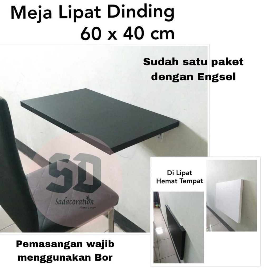 Wall Mounted Folding Table/Wall Folding Table/Sticky Study Table/60kg ...