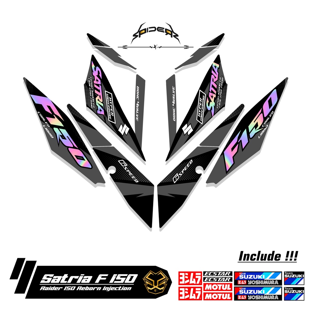 Striping SATRIA FU INJECTION INJECTION INJECTION R 150 / RAIDER 150 ...
