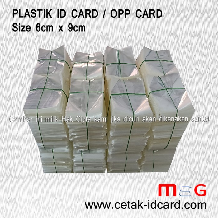 Plastic Id Card/Opp Card | Shopee Philippines