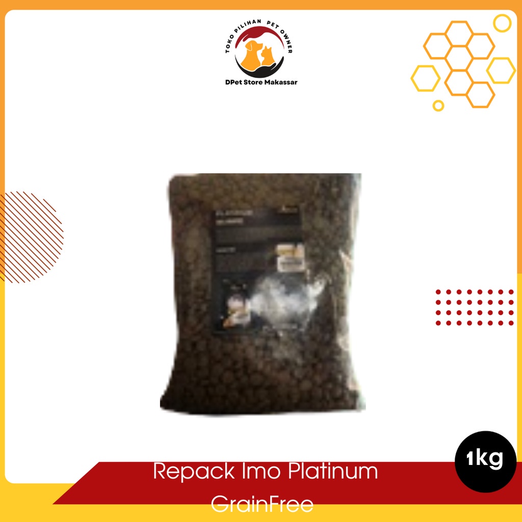 Dry cat food-Repack Imo Platinum GrainFree All Stage 1Kg dry food ...
