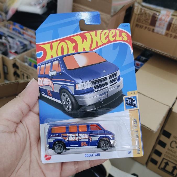 Hot Wheels Dodge Van HW 55 Race Team Blue | Shopee Philippines