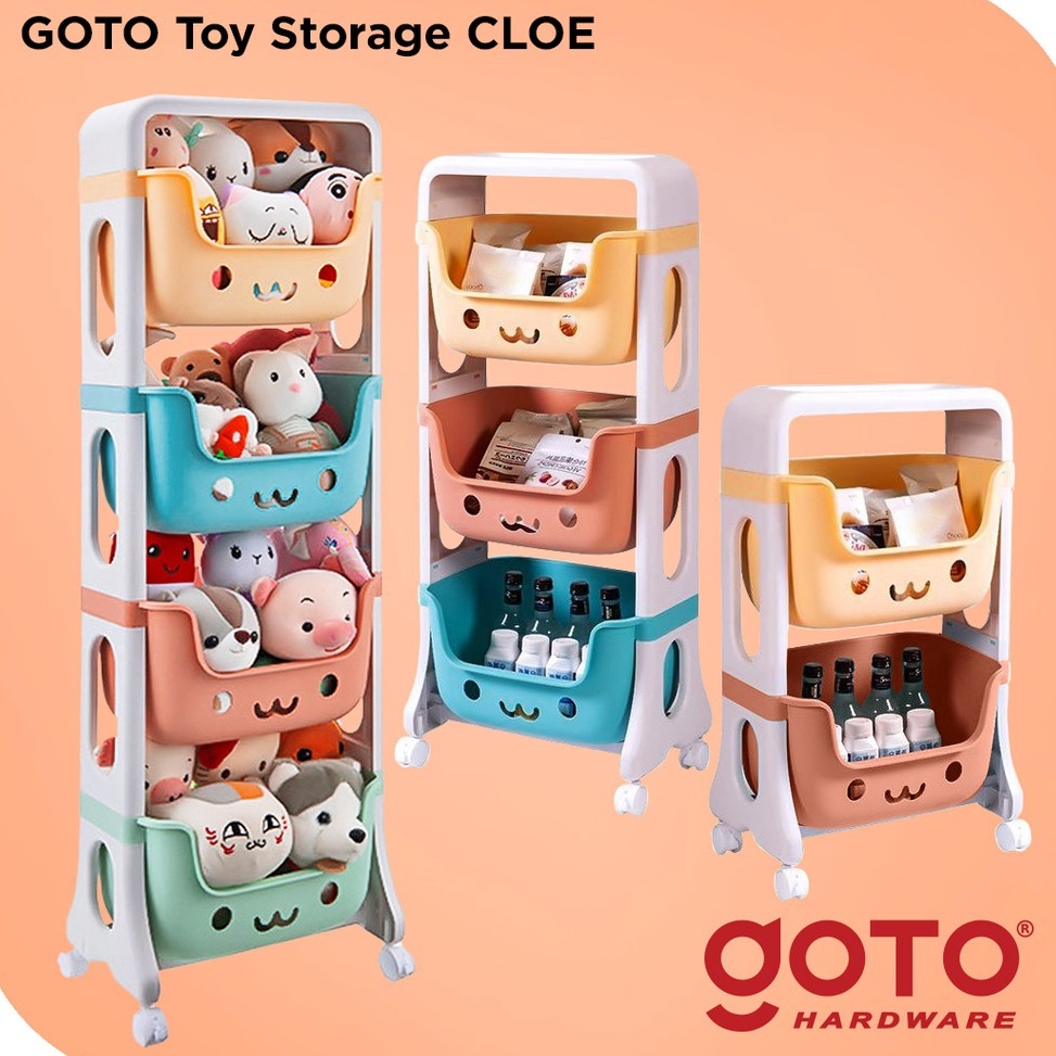 NEWEST Goto Cloe Toy Storage Stacking Rack for Children's Doll Toy ...