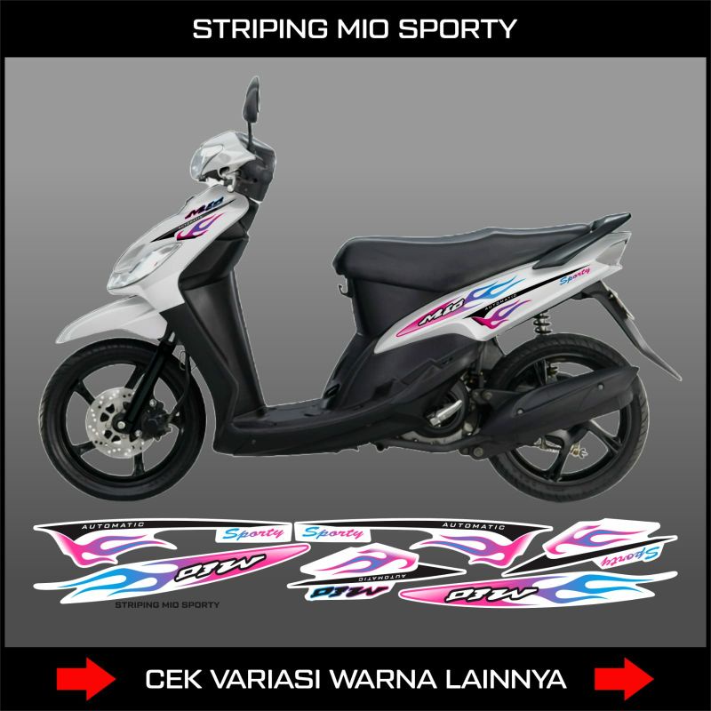 Mio STRIPING API STRIPING/MIO STICKER/SPORTY/GARNIS/SMILE/AMORE/STICKER ...