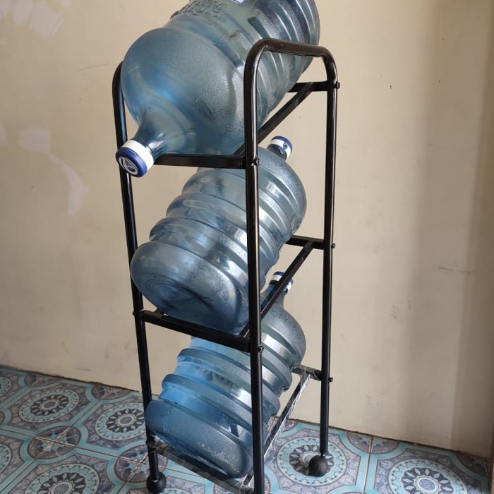 Bestseller 3-tier Gallon Rack With Wheels | Shopee Philippines