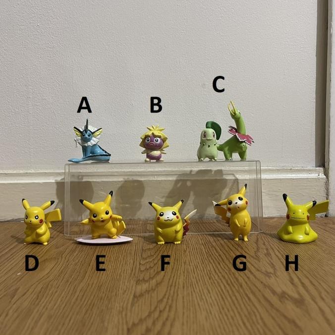 Pokemon Figure Moncolle - Vaporeon Smoochum Chikorita Meganium Pikachu ...