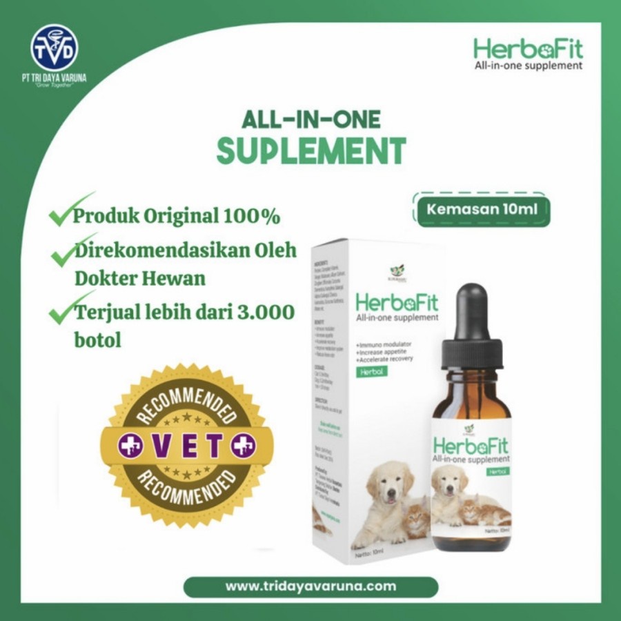 HERBAFIT ALL IN ONE SUPPLEMENT (HERBAL SUPPLEMENT FOR CAT STAMINA ...