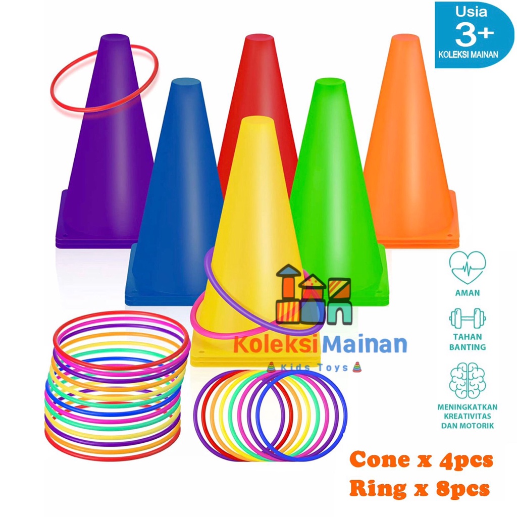 Kids Toys throwing ring cone cone ring throwing Sports Obstacle ...
