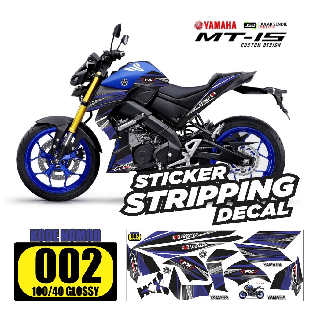 Yamaha MT-15 motorbike striping / Yamaha MT-15 variation / Yamaha MT-15 ...