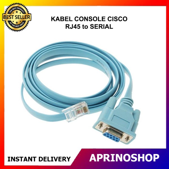 Cisco RJ45 to Serial Female Console Cable RJ45 to DB9. Cable | Shopee ...