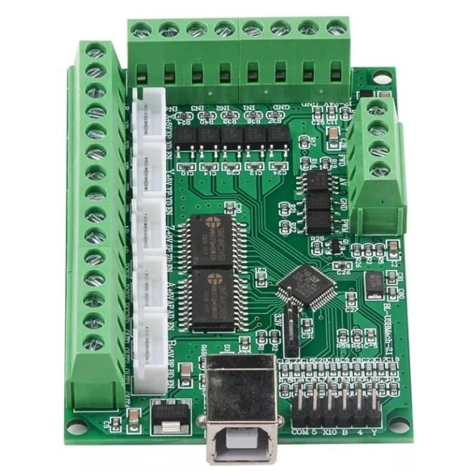 Mach3 V2.1 Motion Control Card Board USB CNC 5 Axis Motherboard 12-24V ...