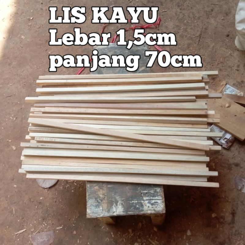 KAYU Wood slats 70×1,5×1,5 wooden sticks, mahogany wood, teak wood ...