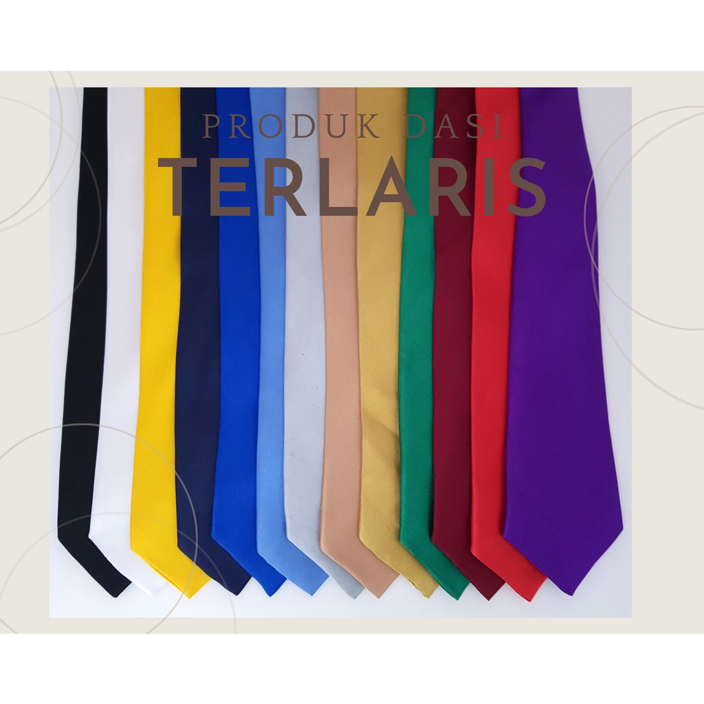 HITAM Tie Tie Plain Black Tie Men's Tie Black Instant Tie | Shopee ...