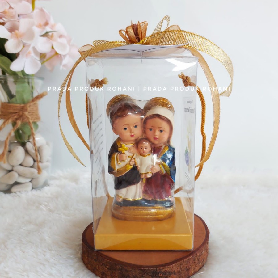 Unique and cute Holy Family Mini Statue/Catholic Spiritual Souvenir ...