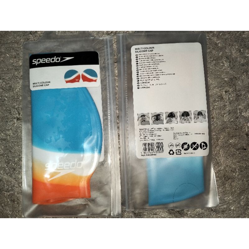 Original Speedo Silicone Head Cover Swimming cap Swim cap | Shopee ...