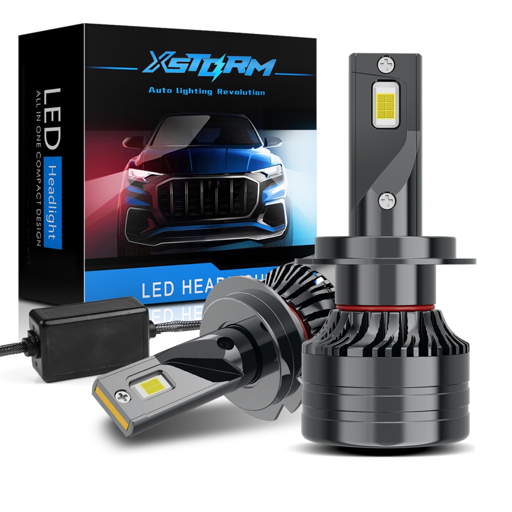 XSTORM 2pcs h4 led h7 h1 h11 9005 hb3 9006 hb4 9004 9007 9012 hir2 9008 led headlight for car ...