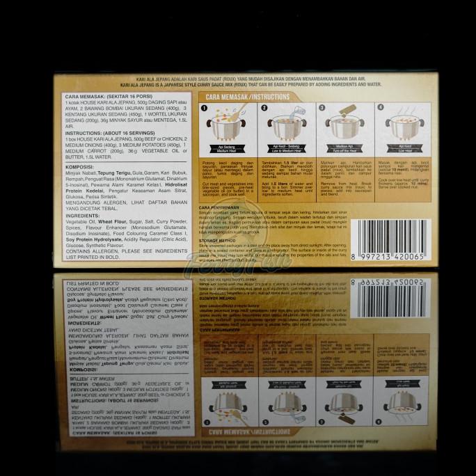 House Japanese Curry 300g Halal Japanese Curry Seasoning/ - Original ...