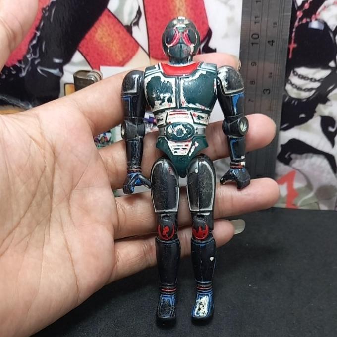 Bandai 1996 Kamen Rider Black RX Bio Vintage Figure Articulation Junk ...