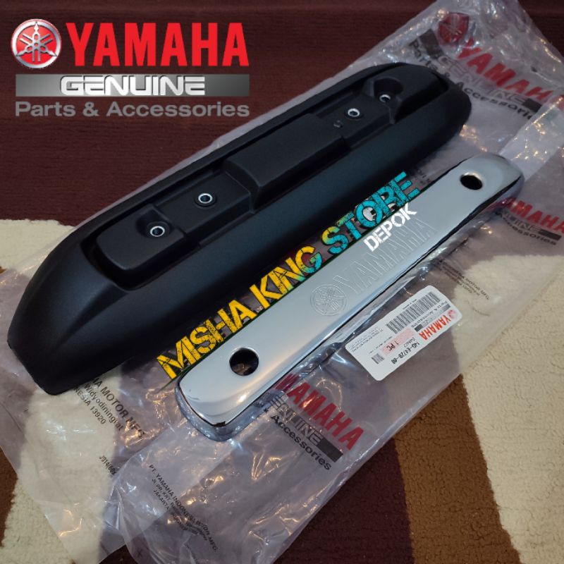 1 SET ORIGINAL MIO SMILE SOUL CHROME EXHAUST SHIELD PROTECTOR | Shopee ...