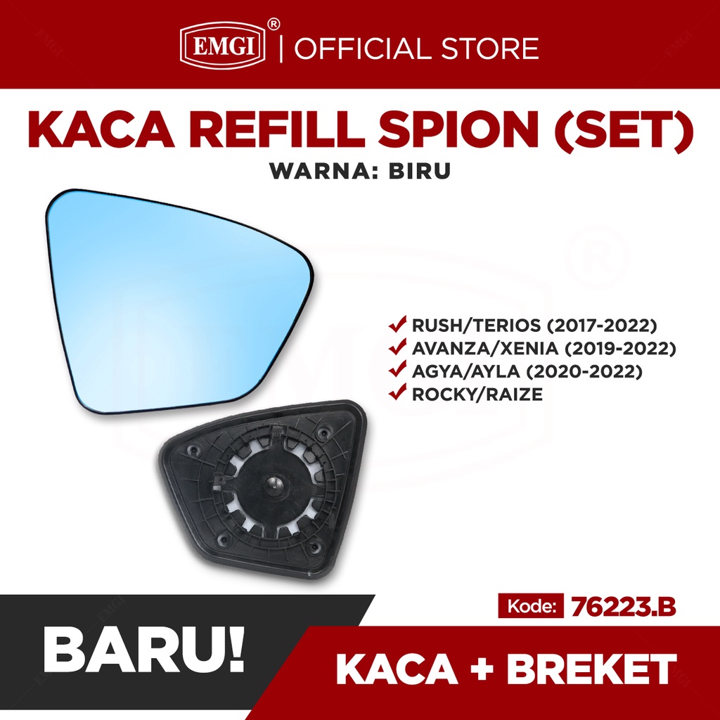 Blue Refill Rear View Mirror SET - Rush Terios Avanza Xenia Agya Raize ...