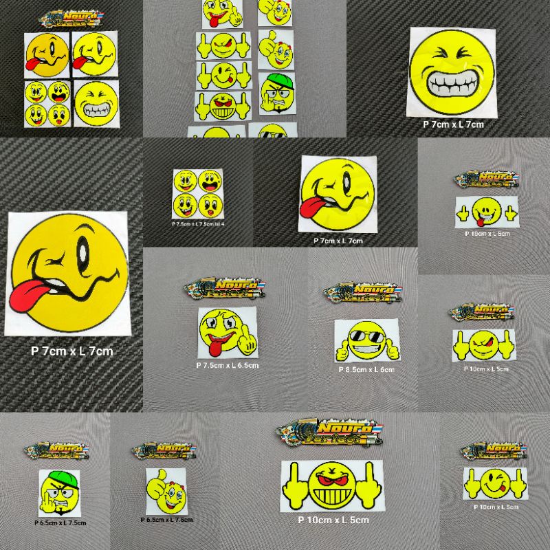 Sticker cutting emoticon SMILE emoticon SMILE EMOT Character SMILE Sad ...