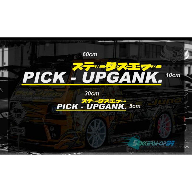Gank pick up car sticker | Shopee Philippines